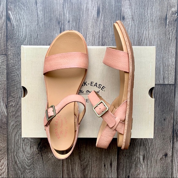 Kork-Ease | Shoes | Korkease Women Yucca Blush Leather Sandals | Poshmark